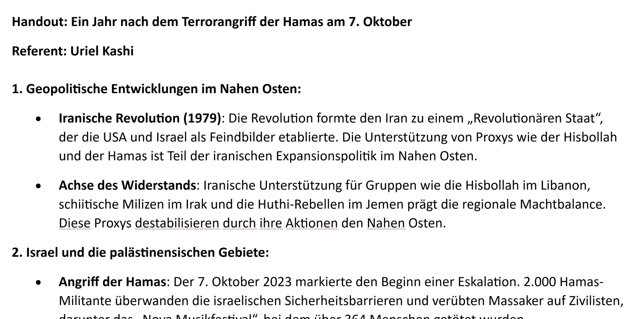 Handout Bild - Reiseleiter Israel